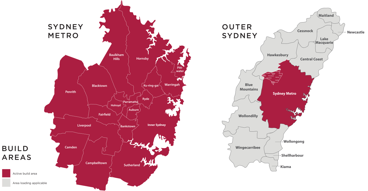 Where We Build - Locations For Our Sydney Homes | Kurmond Homes